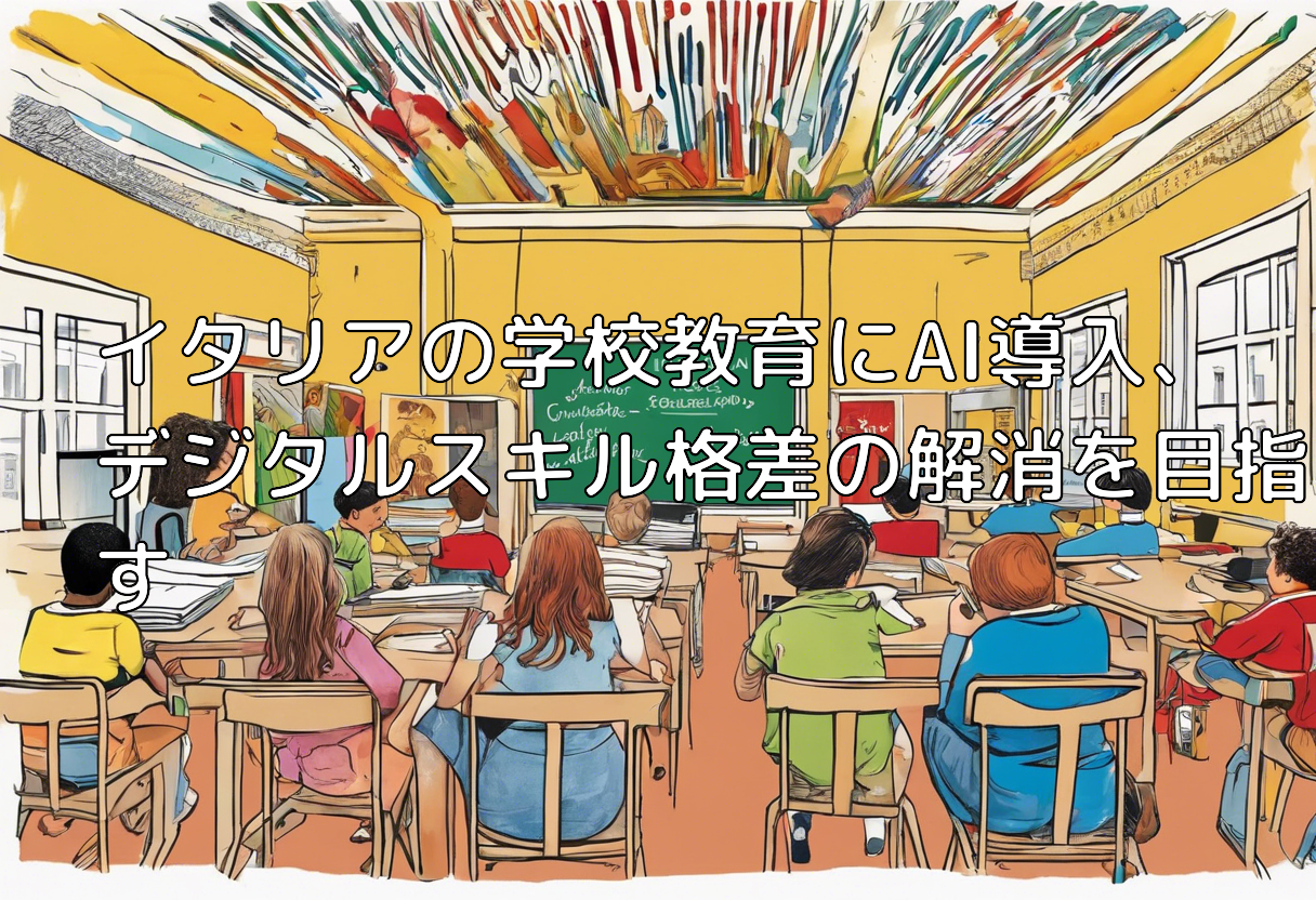 イタリアの学校教育にAI導入、デジタルスキル格差の解消を目指す | EMC GLOBAL
